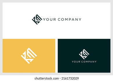 Kam Initial Logo Design Lawyer Logo Stock Vector (Royalty Free ...