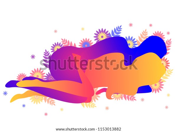 Kama Sutra Sexual Pose Curled Angel Stock Vector Royalty Free 1153013882 Shutterstock