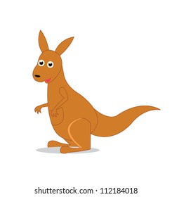 Cartoon Kangaroo Mother Crying Because Fear Stock Vector (Royalty Free ...