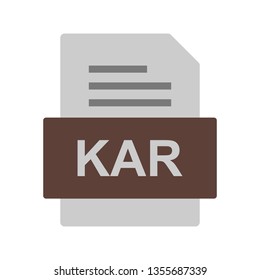 132 Kar file format icon Images, Stock Photos & Vectors | Shutterstock