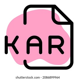 Kar Files Audio Files Created By Stock Vector (Royalty Free) 2086899964 ...