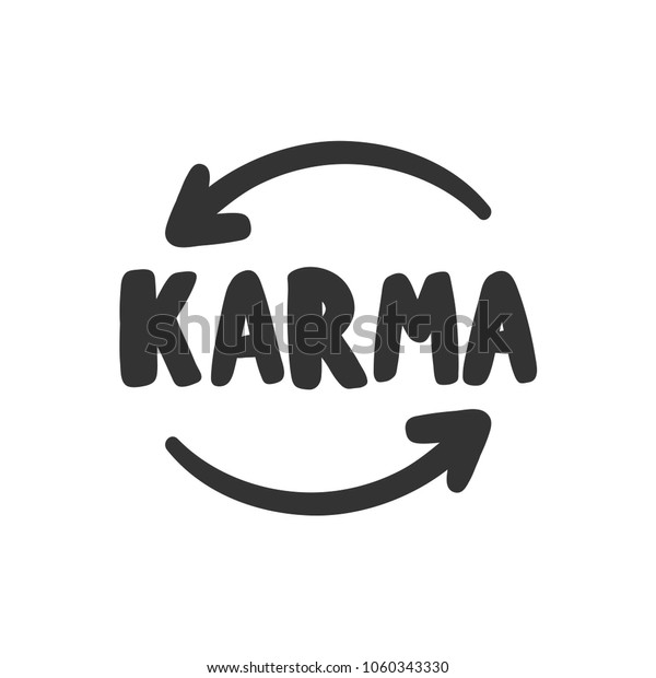 Karma. Flechas. Vector de pegatinas para publicación en medios sociales ... Karma. Flechas. Vector de pegatinas para publicación en medios sociales ...