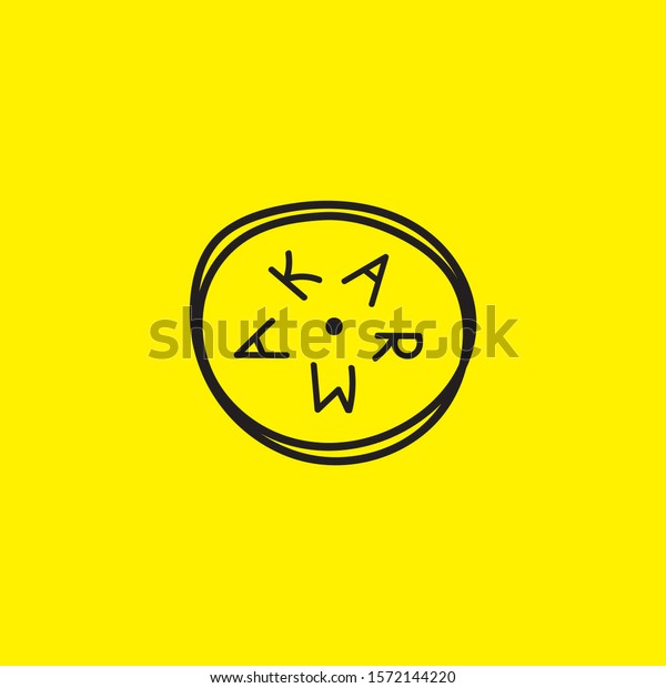 Karma Lettering Karma Print Vector Graphic Stock Vector (Royalty Free ...