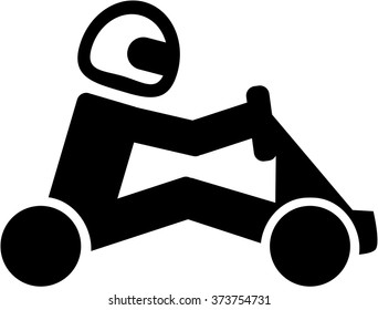 Karting Pictogram Stock Vector (Royalty Free) 373754731 | Shutterstock