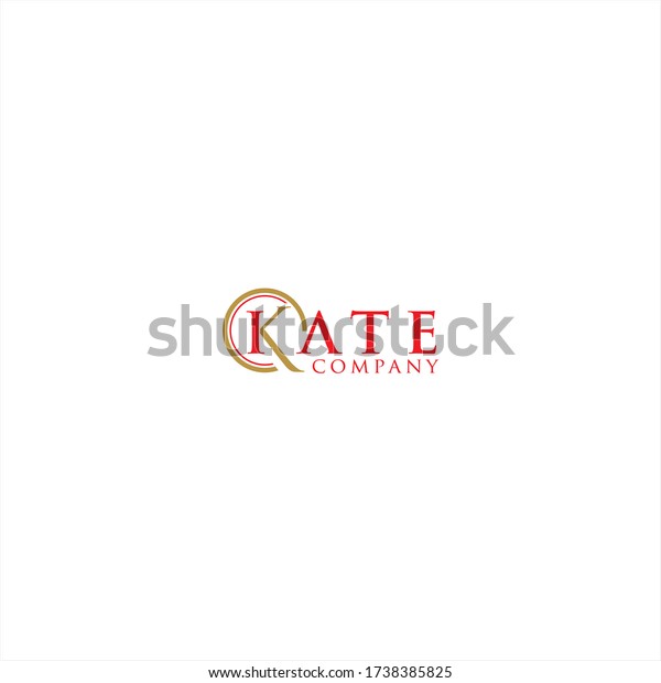 Kate Logo Your Business Stock Vector (Royalty Free) 1738385825 ...