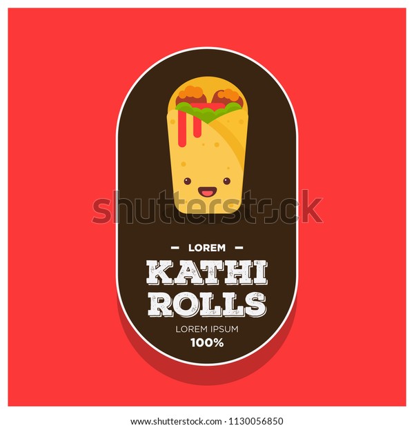 Kathi Badge Sticker Roll Vector Illustration Stock Vector (Royalty Free ...