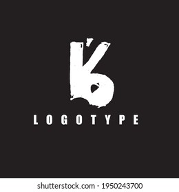 Kb Letter Logo Design Template Vector Stock Vector (Royalty Free ...