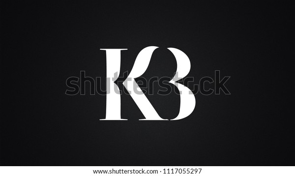 Kb Letter Logo Design Template Vector Stock Vector (Royalty Free ...