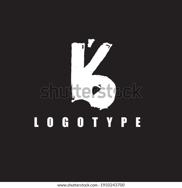 Kb Letter Logo Design Template Vector Stock Vector (Royalty Free ...