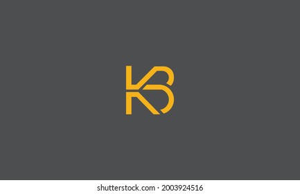 Kb Logo Initial Letter Design Template Stock Vector (Royalty Free ...