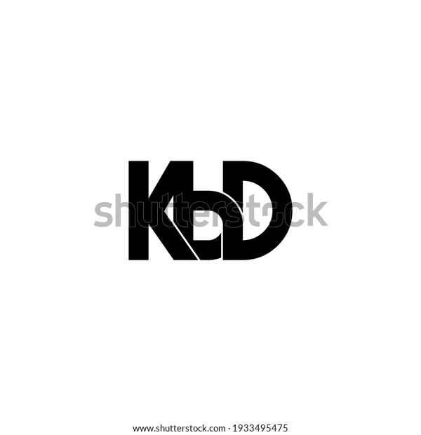 Kbd Letter Original Monogram Logo Design Stock Vector (Royalty Free ...