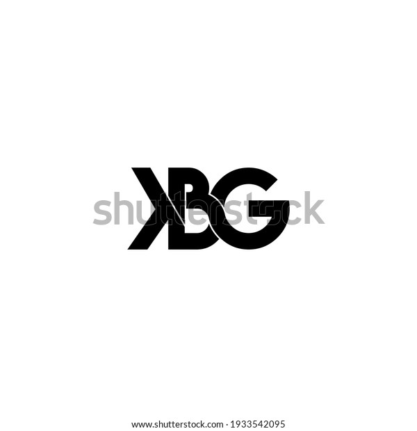 Kbg Letter Original Monogram Logo Design Stock Vector (Royalty Free ...