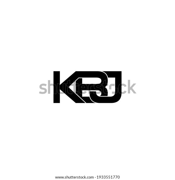 Kbj Letter Original Monogram Logo Design Stock Vector (Royalty Free ...
