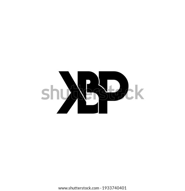 Kbp Letter Original Monogram Logo Design Stock Vector (Royalty Free ...
