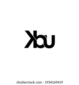 Kbu Letter Original Monogram Logo Design Stock Vector (Royalty Free ...