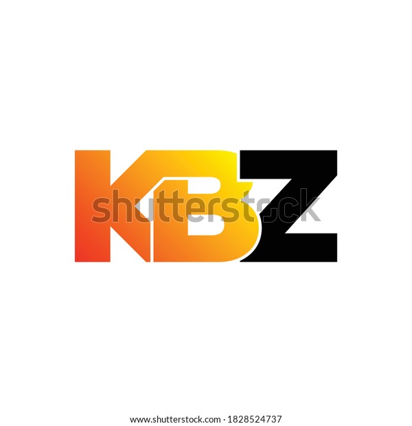 Kbz Letter Monogram Logo Design Vector Stock Vector (Royalty Free ...