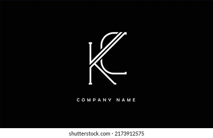 Kc Ck Alphabets Letters Logo Monogram Stock Vector (Royalty Free ...
