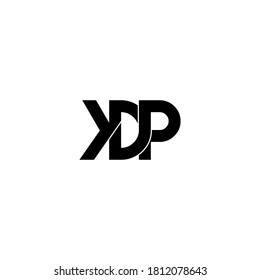 Kdp Letter Original Monogram Logo Design Stock Vector (Royalty Free ...