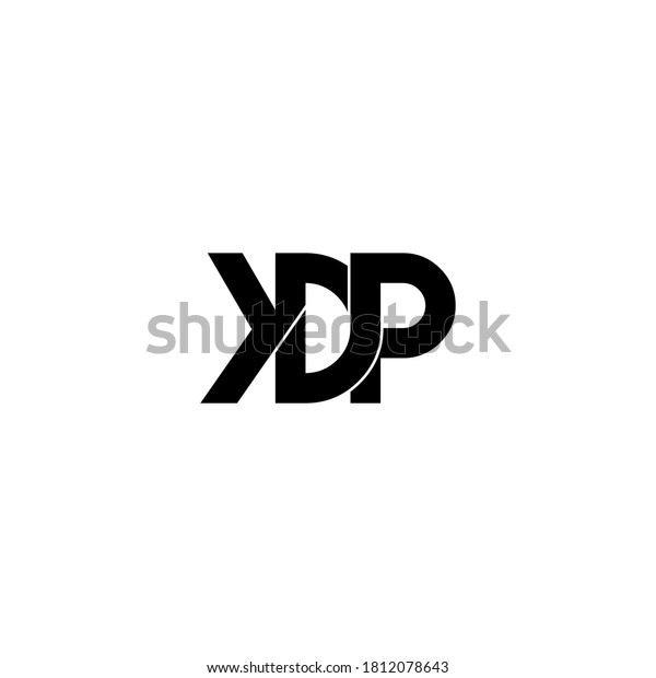 Kdp Letter Original Monogram Logo Design Stock Vector (Royalty Free ...