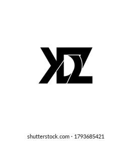 Kdz Letter Original Monogram Logo Design Stock Vector (Royalty Free ...