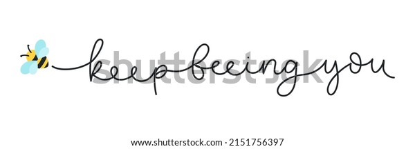 Sigan siendo adorables diseños inspiradores con: vector de stock (libre ...