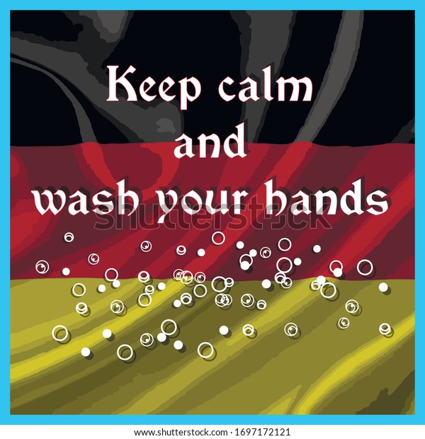 Keep Calm Wash Your Hands Label Stock Vector (Royalty Free) 1697172121 ...