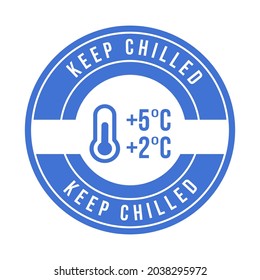 Set Do Not Freeze Keep Refrigerated Stock Vector (Royalty Free ...