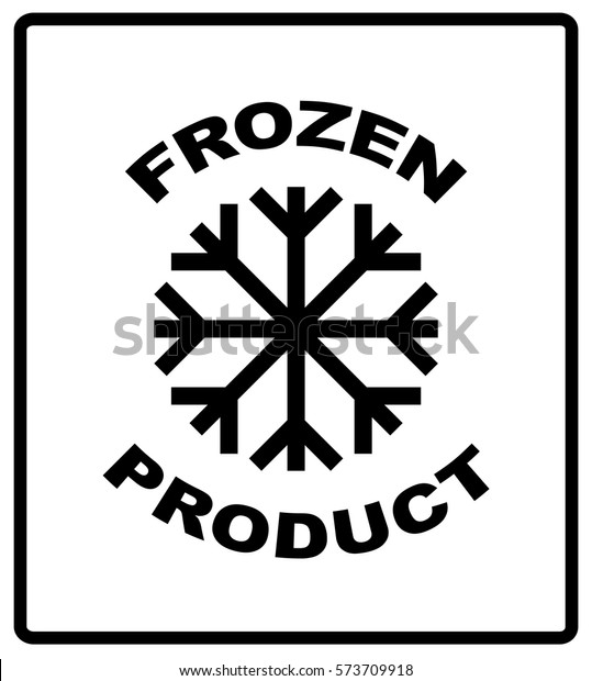 Keep Frozen Storage Refrigerator Freezer Packaging Stock Vector ...