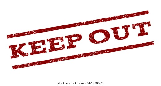 Keep Out Watermark Stamp Text Tag: เวกเตอร์สต็อก (ปลอดค่าลิขสิทธิ์ ...