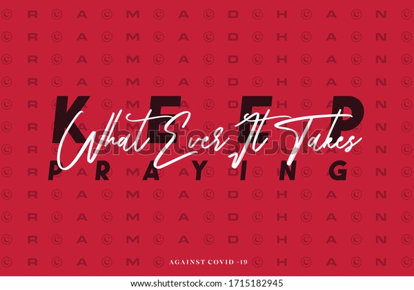 Keep Praying Wallpaper Desktop Background Vector Stock Vector (Royalty ...