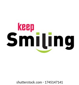 Keep Smiling Logo Various Company Stock Vector (Royalty Free ...