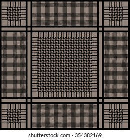 Keffiyeh Vector Seamless Pattern Traditional Middle Stock Vector ...