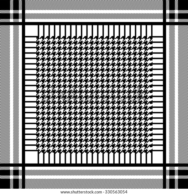 Keffiyeh Vector Seamless Pattern Traditional Middle Stok Vektör ...