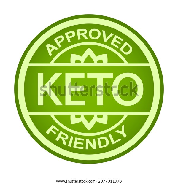 Keto Approved Friendly Stamp Ketogenic Diet Stock Vector (Royalty Free ...