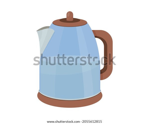 Kettle Cartoon Isolated Vector Cartoon Icon Stock Vector (Royalty Free ...