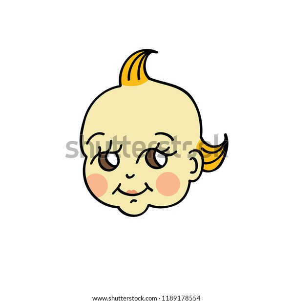 Vektor Stok Kewpie Illustration Traditional Tattoo Flash (Tanpa Royalti ...