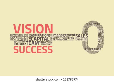 Key Business Words Eps10 Vector Concept Stock Vector (Royalty Free ...