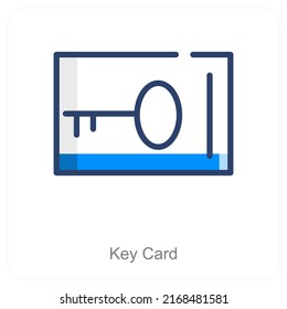 Key Card Card Icon Concept Stock Vector (Royalty Free) 2168481581 ...