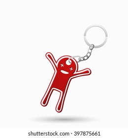 Key Chain Funny Man Stock Vector (Royalty Free) 397875661 | Shutterstock