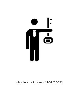 Key Employee Icon Vector Logotype Stock Vector (Royalty Free ...