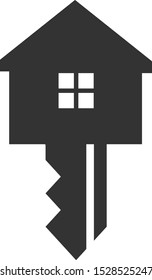Key House Logo Template Design Vector Stock Vector (Royalty Free ...