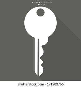 Key Icon Door Lock Symbol Stock Vector (Royalty Free) 171283766 ...
