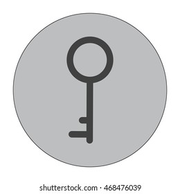Restroom Sign Toilet Icon On White Stock Vector (Royalty Free) 1707442687