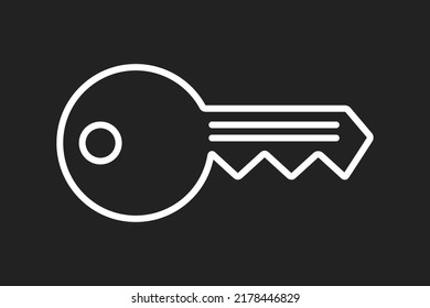 Key Icon Key Outline Key Logo Stock Vector (Royalty Free) 2178446829 ...