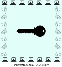 Key Icon Secret Vector Illustration Stock Vector (Royalty Free ...