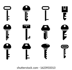 Key Icons Vector Illustration Set Stock Vector (Royalty Free ...