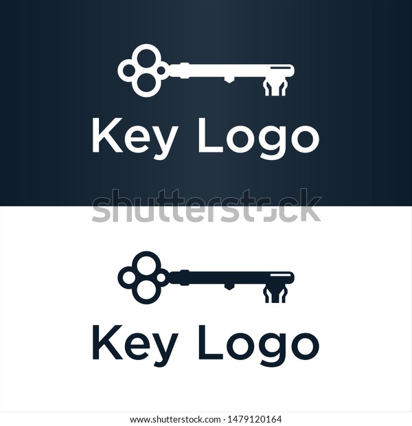 Key Logo Designs Template Design Concept Stock Vector (Royalty Free ...