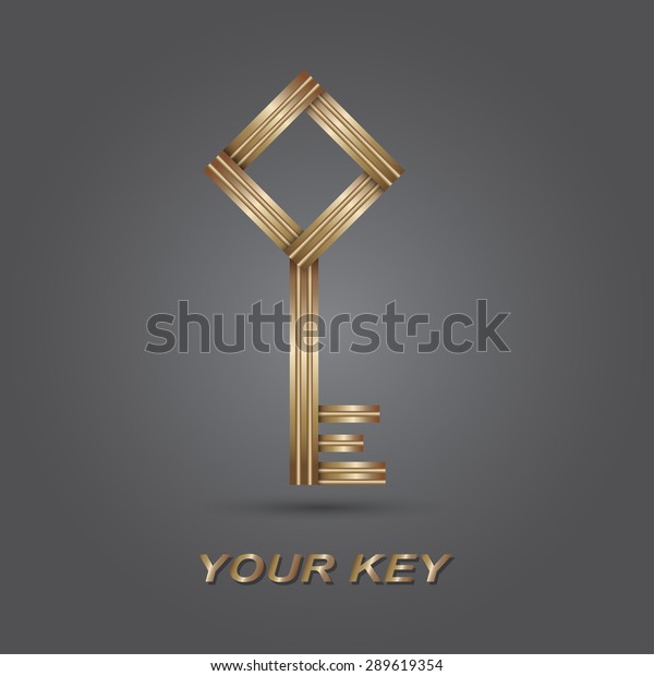 Key Logo Symbol Icongraphicvector Design Logo Stock Vector (Royalty ...