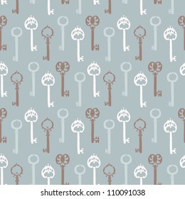 Key Retro Seamless Background Stock Vector (Royalty Free) 110091038 ...