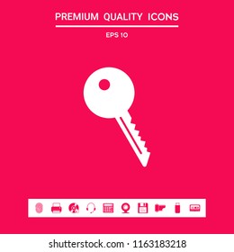Key Symbol Icon Stock Vector (Royalty Free) 1163183218 | Shutterstock